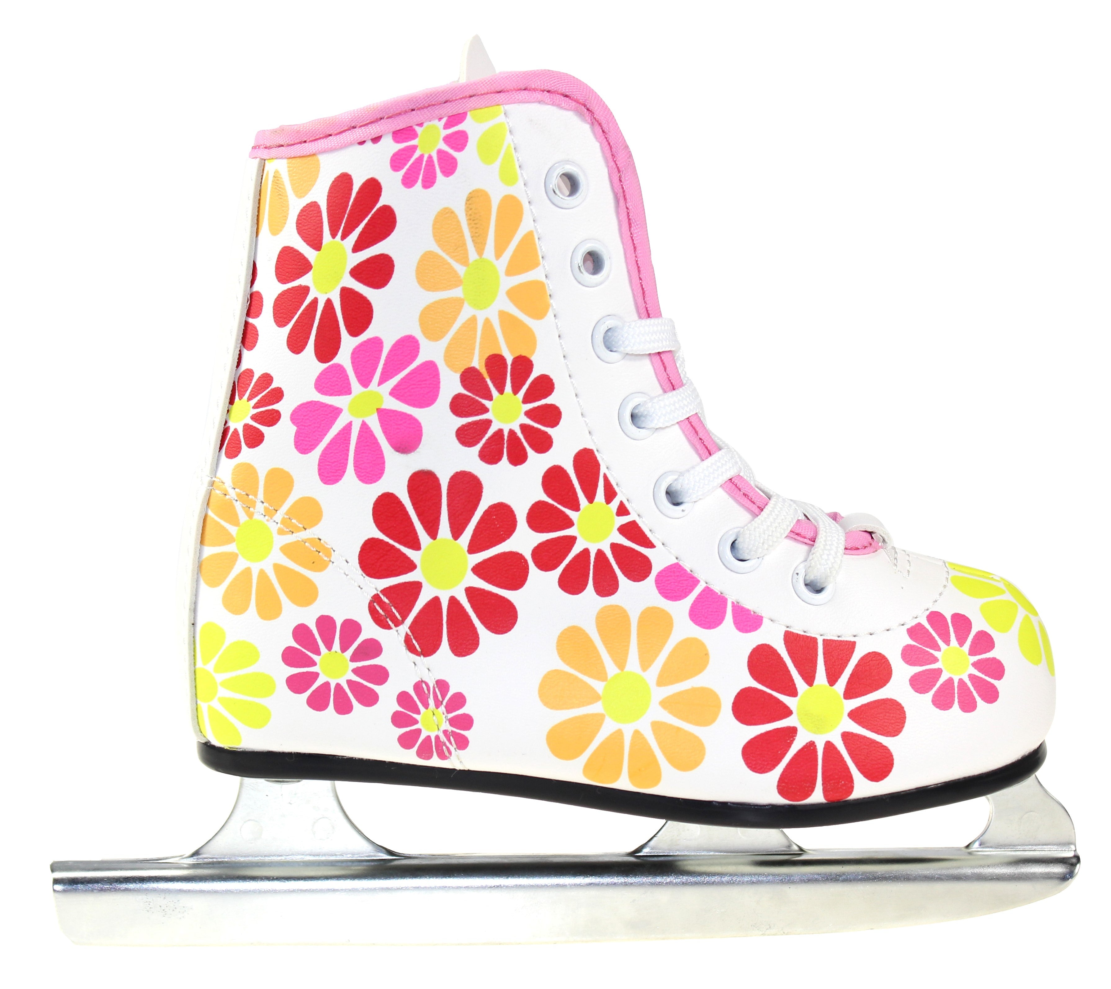 Girls Flower Power Double Runner Ice Skate – American Athletic