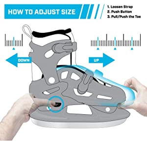 Party Girl Adjustable Hard Shell Skate – American Athletic